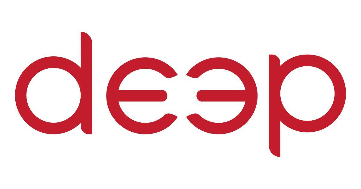 Deep Foods Logo Abstract Rustic Restaurant Logo In Soft Green Color