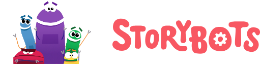 Storybots Logo Cartoon StoryBots Logo With Characters Character